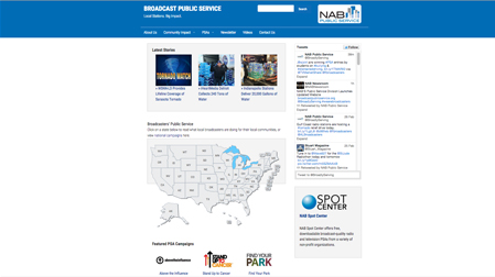 NAB Launches New Public Service Website