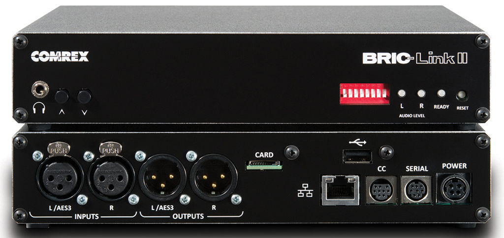 Comrex BRIC-Link II Provides Streaming Control