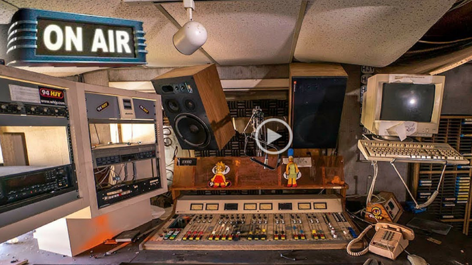 WATCH: Take a Tour of an Abandoned Radio Studio