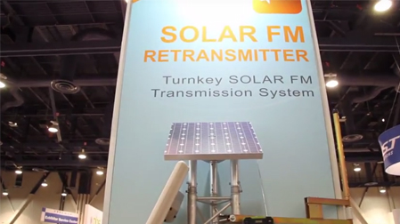 WorldCast Shows Solar-Powered FM Retransmitter (Video)