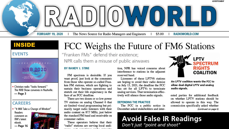 Inside the Feb. 19 Issue of Radio World - Radio World