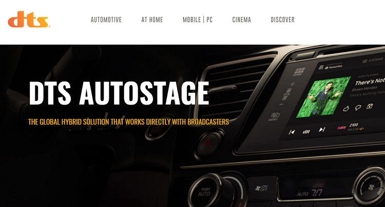 Xperi’s Hybrid Platform Is Now “DTS AutoStage” - Radio World