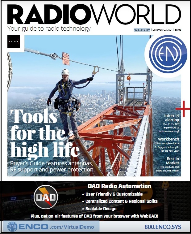 Read the Dec. 22, 2021 Issue of Radio World - Radio World