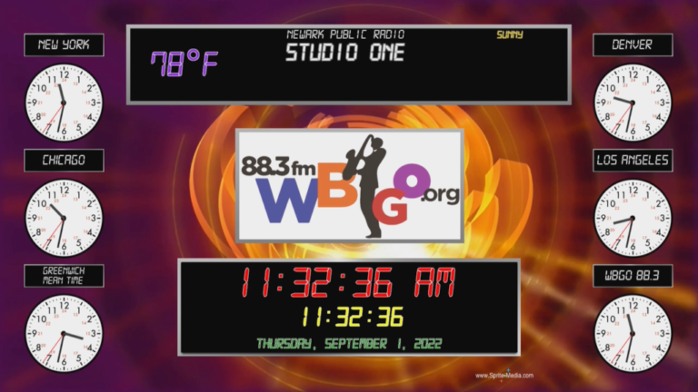 WBGO Installs Sprite Broadcast Clocks - Radio World