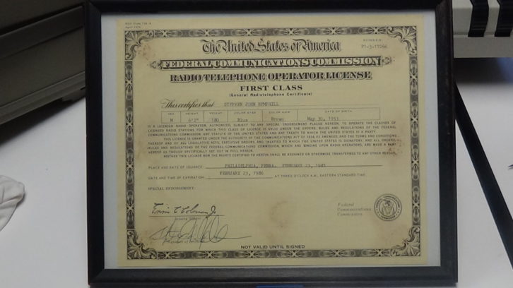 Letter: Remembering the FCC's First Class Radiotelephone License ...