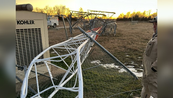 Copper Thieves Destroy KITX's Radio Tower - Radio World